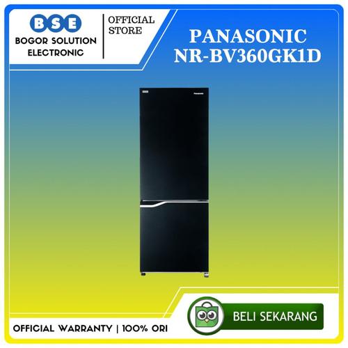 Promo Kulkas 2 Pintu Freezer Bawah Panasonic NR-BV360GK1D 358 liter NR ...