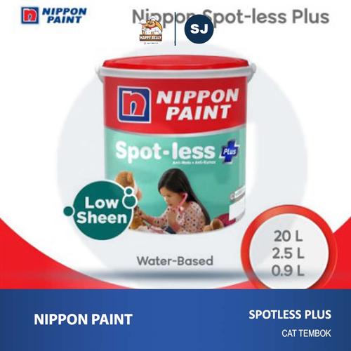 Jual Cat tembok nippon spotless plus/cat anti kuman arte deco 2,5ltr ...