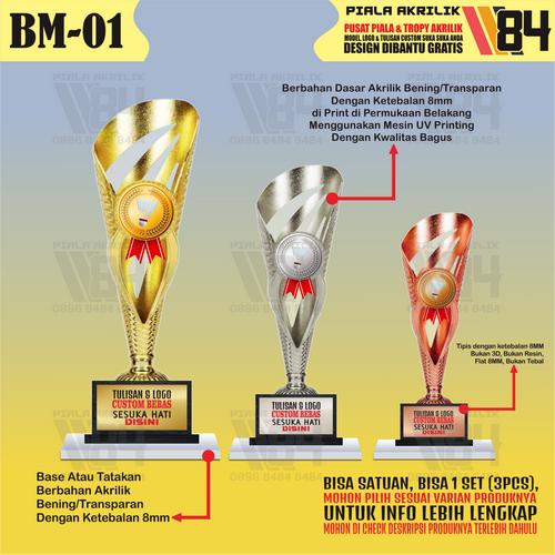 Jual PIALA BULUTANGKIS, PIALA BULU TANGKIS, TROPY BADMINTON, TROPHY BM ...