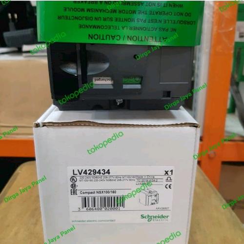 Jual Motorised MCCB 100A 160A 200A 250A LV429434 230Vac Schneider ...