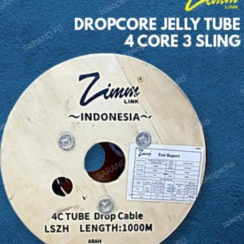 Jual Kabel FO Dropcore jelly tube 4 core 3 sling (MERK ZIMMLINK) - Kab ...