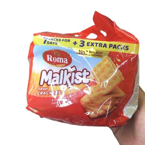 Jual Malkist Sweet Crackers isi 7packs for 7 days Roma Biskuit Kue ...