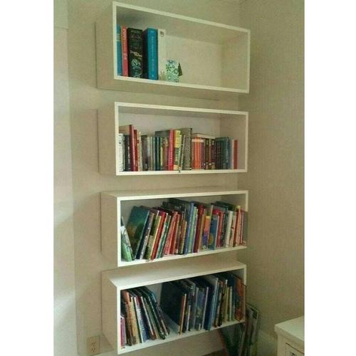 Jual floating shelves putih/frame rak buku dokumen - Kota Denpasar ...