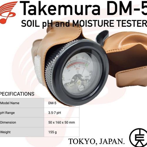 Jual Soil pH, moisture dan humidity meter takemura dm5 - Jakarta Utara ...