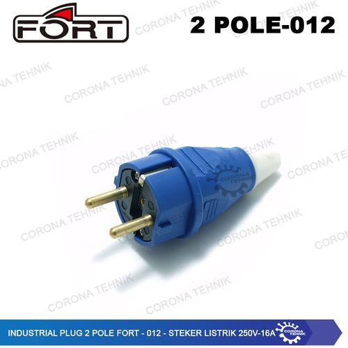 Jual Industrial Plug 2 Pole FORT - 012 - Steker Listrik 250V - 16A ...