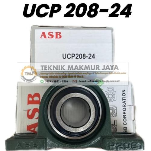 Jual PILLOW BLOCK BEARING UCP 208 - 24 / UCP 208-24 ASB (as 38mm) - Jakarta Barat - TEKNIK ...