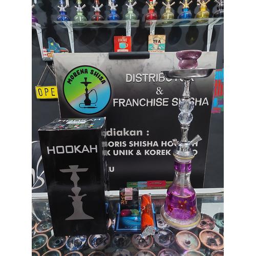 Jual Paket Bong Shisha Besar Tinggi 55cm 1 Selang, shisa/sisha/Hookah ...