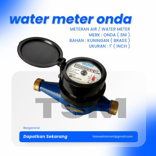 Jual Water meter Onda / meteran air Onda 1" inch - Jakarta Barat - TK.SATRIA MART | Tokopedia