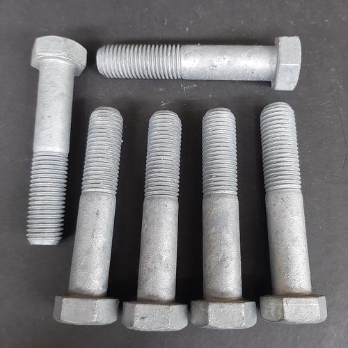 Jual Baut Mur+Ring PLAT+Ring PER 8.8 HDG M16X85 Half Drat, Hotdip ...