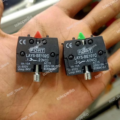 Jual contact blok / kontak bantu LAY5 fort NO/NC - NC - Jakarta Pusat ...