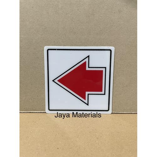 Jual Tempelan dinding/sign board tanda panah atas kanan kiri bawah ...