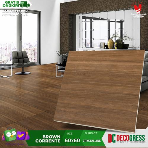 Jual DECOGRESS - Granite tile 60x60 Brown Corrente (Crystalline) 1st ...