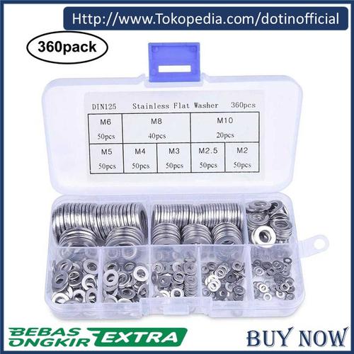 Jual Ring Baut Serbaguna Washer Plat Stainless Steel Complete Size ...