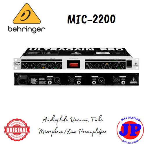 Jual Behringer Ultragain Pro MIC-2200 Tube Microphone Preamp MIC2200 ...