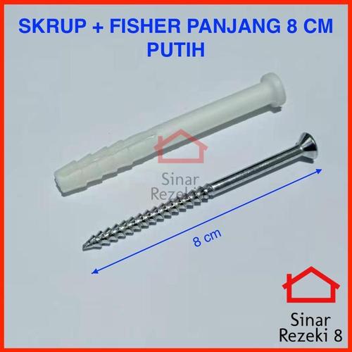 Jual SET Fisher + Sekrup PANJANG 8 7 6 CM / Skrup Baut S8 - Kota Semarang - KRIBOKMART | Tokopedia