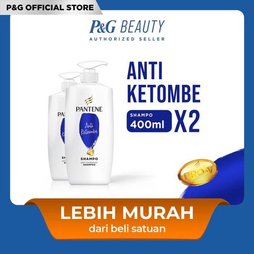 Jual Pantene Sampo Anti Ketombe Pro-V Perawatan Rambut 400ml x2 - - P&G Official Store | Tokopedia