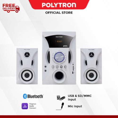 Jual Polytron Speaker Audio Bluetooth Multimedia PMA 9505 PROMO WHITE ...