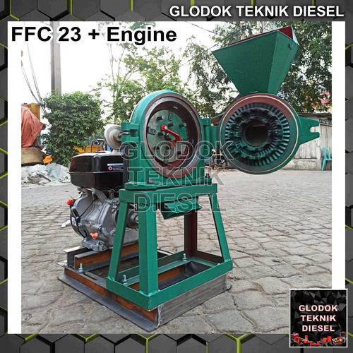Jual Mesin Giling Tepung FFC 23 + Engine Penggerak Bensin FFC23 ORIGINAL - +Dinamo 3hp 3ph ...