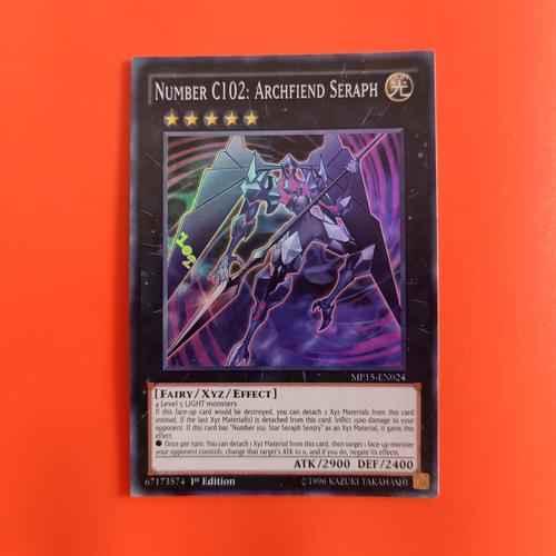 Jual Number C102 : Archfiend Seraph super rare Kartu Yugioh original ...
