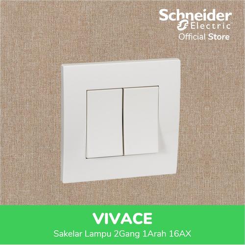 Jual Saklar Ganda Schneider Vivace / Saklar 2 Gang Vivace Schneider ...