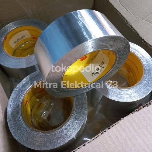 Jual Pita Aluminium Foil Tape 3M 425 DWB Silver Tahan Api 1, 2, 4in× ...