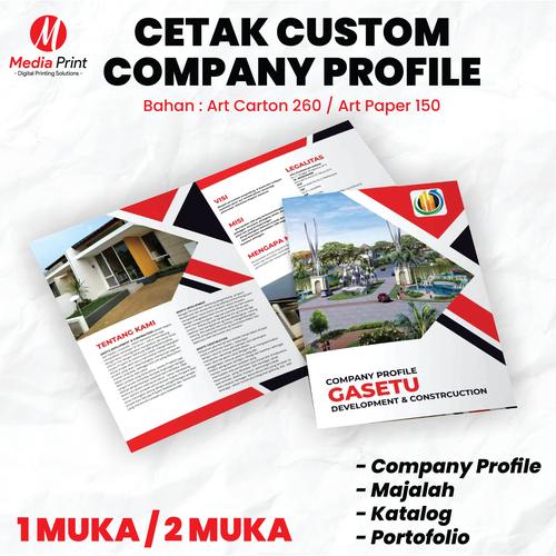 Jual Cetak Company Profile, Majalah, Katalog, Portofolio Custom - A5 AP 150 GSM, Tanpa Laminasi ...