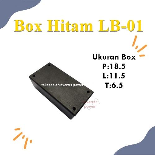 Jual BOX HITAM LB-01 KOTAK PROJEK ARDUINO18.5x11.5x6.5cm BOX ...