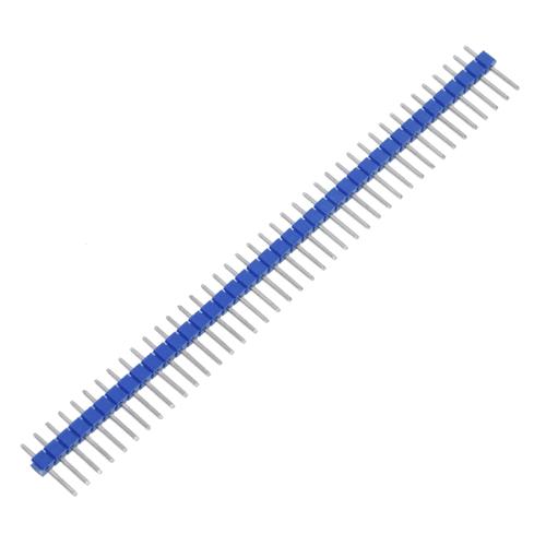 Jual Blue Pin Header Male Strip Single Row 1x40 2.54mm Biru tulang ikan ...