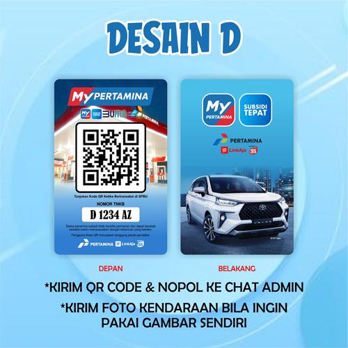 Jual Cetak Kartu My Pertamina / ID Card My Pertamina / Member Card ...