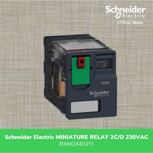 Promo Schneider Electric MINIATURE RELAY 2C/O 230VAC-RXM2AB1P7 ...