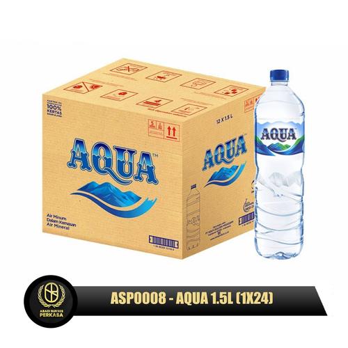 Jual AQUA Botol 1500ml - Aqua Botol Air Mineral - Aqua 1500ml Dus ...