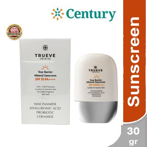 Jual Trueve True Barrie Mineral Sunscreen SPF 50 PA +++ 30 Gr ...