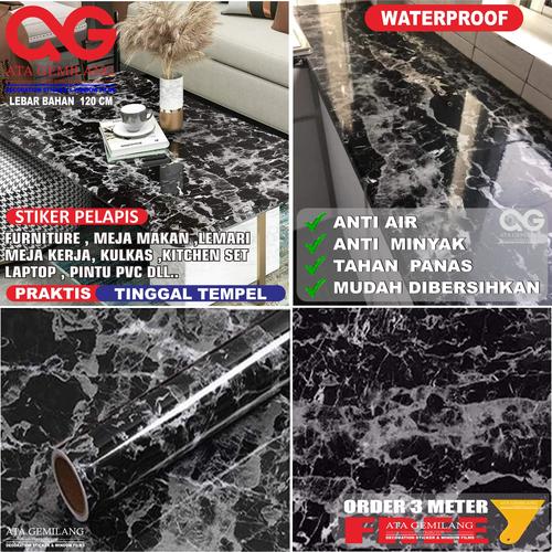 Jual Pvc Marmer Marble Glosy Sticker Motif Marmer Dapur,Meja,Dinding ...