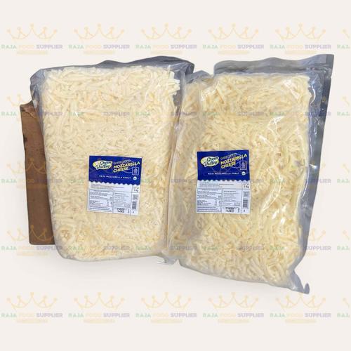 Jual Green Valley Mozzarella Cheese Shredded 1 kg - Keju Mozarella ...
