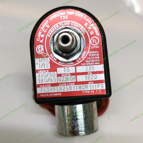 Jual Solenoid Valve PARKER FLUID CONTROL No 71385SN2GNJNOH111PS ...