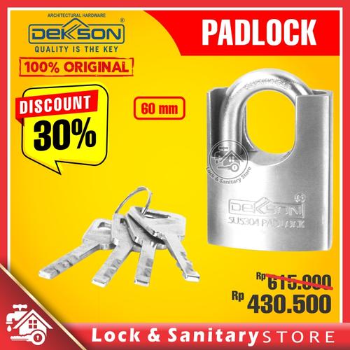 Jual Gembok Dekkson Dekson PL11 60mm SP SS Padlock Gembok Rumah - Kota Surabaya - Lock ...
