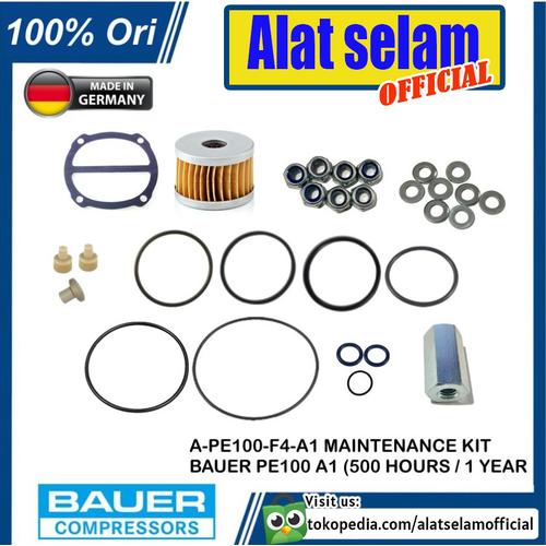 Jual A-PE100-F4-A1 Spare Part Maintenance Service Kit Compressor Bauer ...