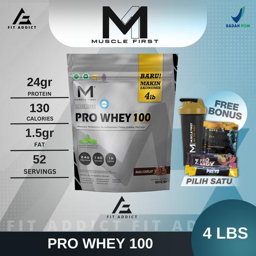 Promo M1 Muscle First Pro Whey 100 4 Lbs Lb 4Lbs 4Lb Musclefirst ...