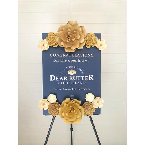 Jual Papan bunga kertas 50x70cm karangan bunga Jakarta (paper flower ...