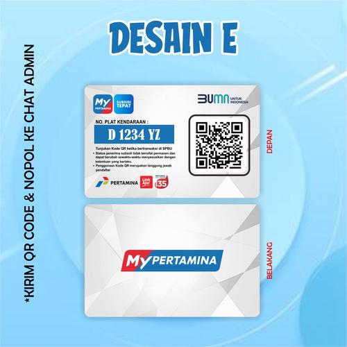 Jual Cetak Kartu My Pertamina / ID Card My Pertamina / Member Card - Desain E - Kota Bandung ...
