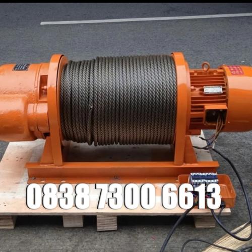 Jual electric katrol seling winch hoist 3 ton 100 mtr NAGASAKI winch ...