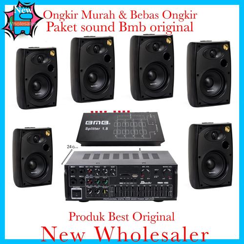 Jual paket set bmb 6 titik sound system cafe Restoran dan salon ...