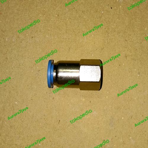 Jual FITTING PNEUMATIC LURUS FEMALE MPCF 16-04 /SELANG 16MM DRAT 1/2 ...