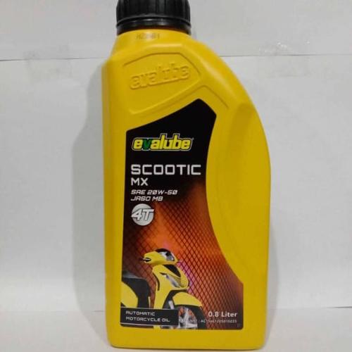 Jual Oli Evalube Scootic MX Oli Matic 800 ML SAE 20W-50 - Kota Cirebon ...