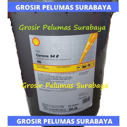 Jual Oli Kompresor udara Air Compressor rotary oil Shell Corena S4R S4 ...
