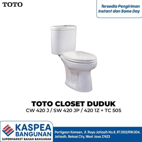 Jual CLOSET / KLOSET / TOILET DUDUK TOTO CW420J / SW420JP + TC 505 ...