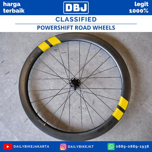 Jual WHEELSET SEPEDA ROADBIKE CLASSIFIED POWERSHIFT ROAD WHEELS CARBON ...