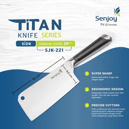 Promo Pisau Multifungsi Titan Cleaver Knife - 16 Cm Senjoy by Senclair ...