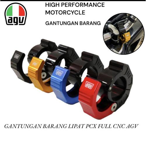 Jual AGV Hook Gantungan Stang Full cnc PCX ADV FINO BEAT UNIVERSAL ...