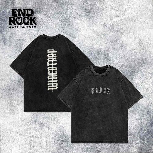 Jual Kaos oversize wash | Kaos oversize wash original endrock "Broke ...